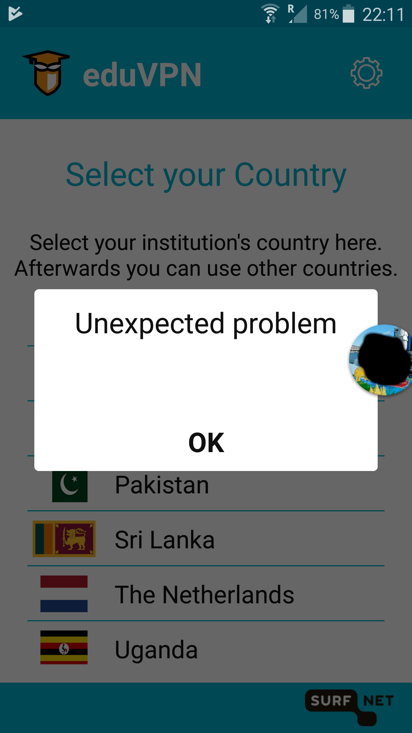 Improve error display(s) · Issue #184 · eduvpn/android · GitHub