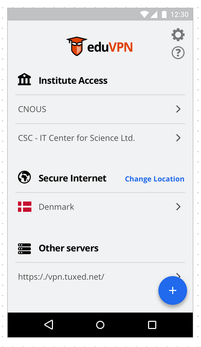 "Add other server" is way too prominent · Issue #285 · eduvpn/android · GitHub