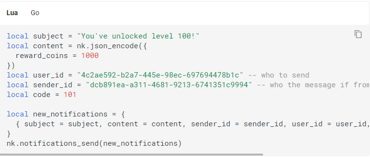 In-app Notification wrong example. · Issue #137 · heroiclabs/nakama-docs · GitHub