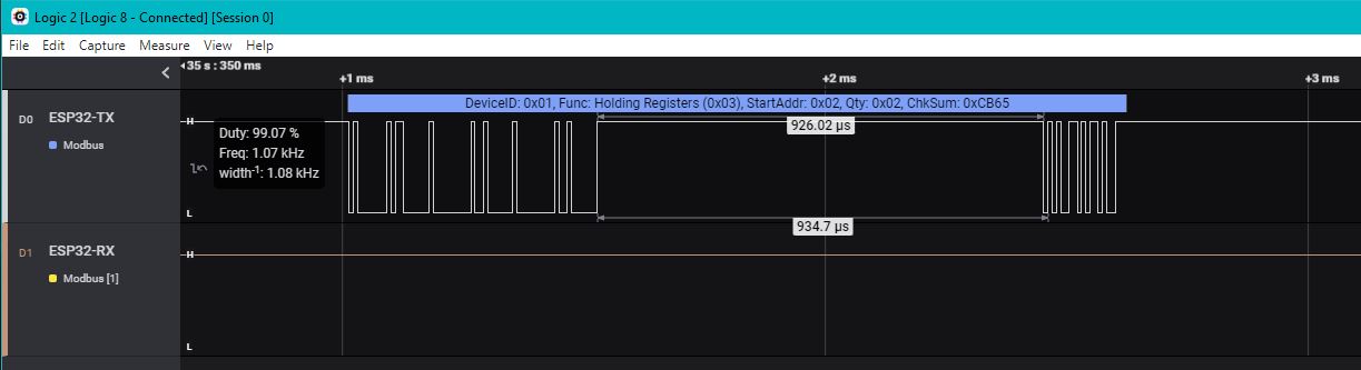 Master Modbus RTU transmission failure (GLITCH) with Wifi STA connection (IDFGH-7824) · Issue ...
