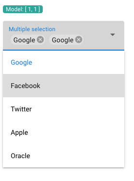 QSelect: using 'multiple' together with 'option-label', 'option-value', 'map-options' and 'emit ...
