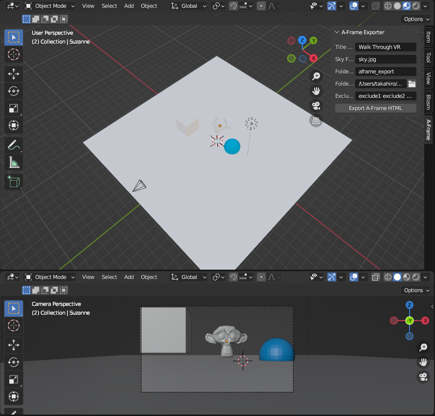 GitHub - sntulix/Blender-A-Frame-Exporter: A Exporter from Blender ...