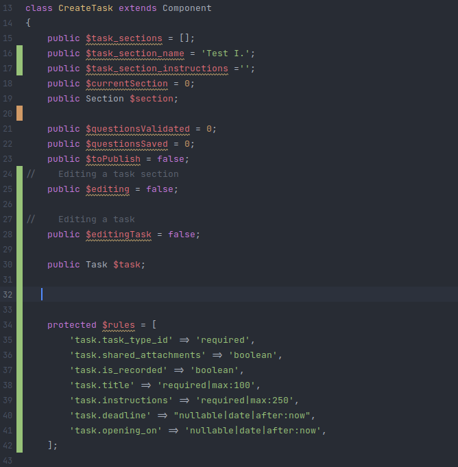 Binding to a date attribute in an Eloquent Model when in a different ...