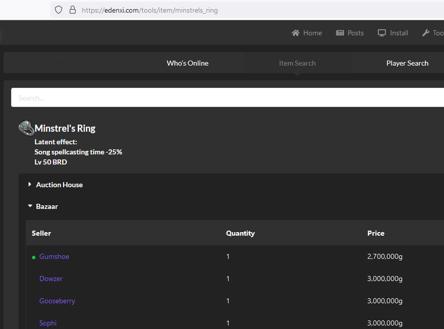 Item search and clicking on an item from a player's page lead to different pages · Issue #223 ...