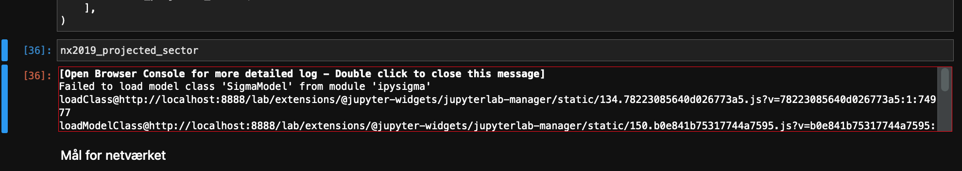 Problem with the Sigmamodel · Issue #196 · medialab/ipysigma · GitHub