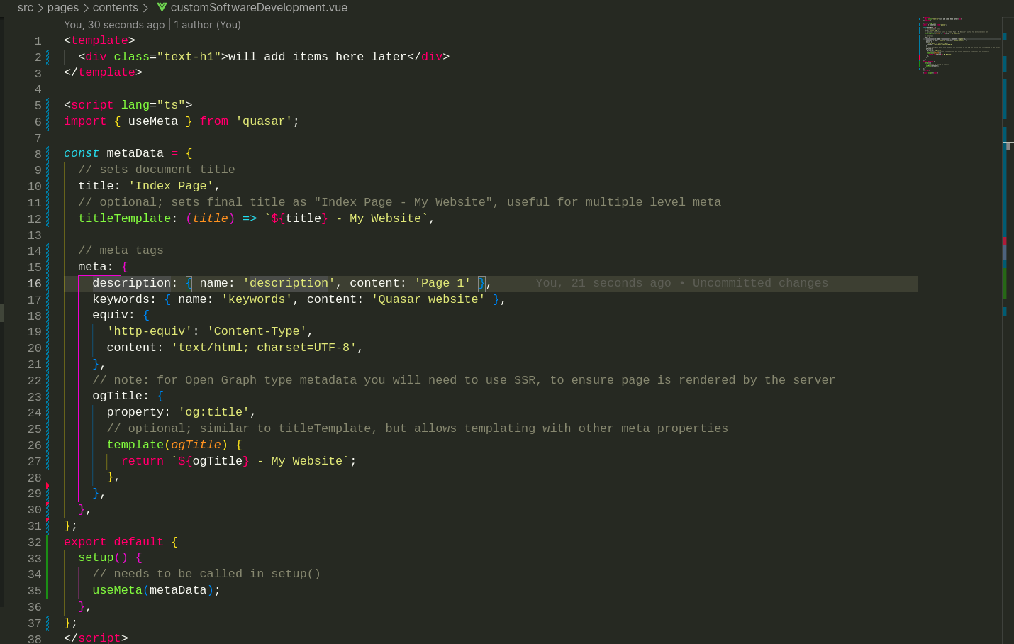 Issue Setting Up Seo In Ssr Project · Quasarframework Quasar · Discussion 15758 · Github