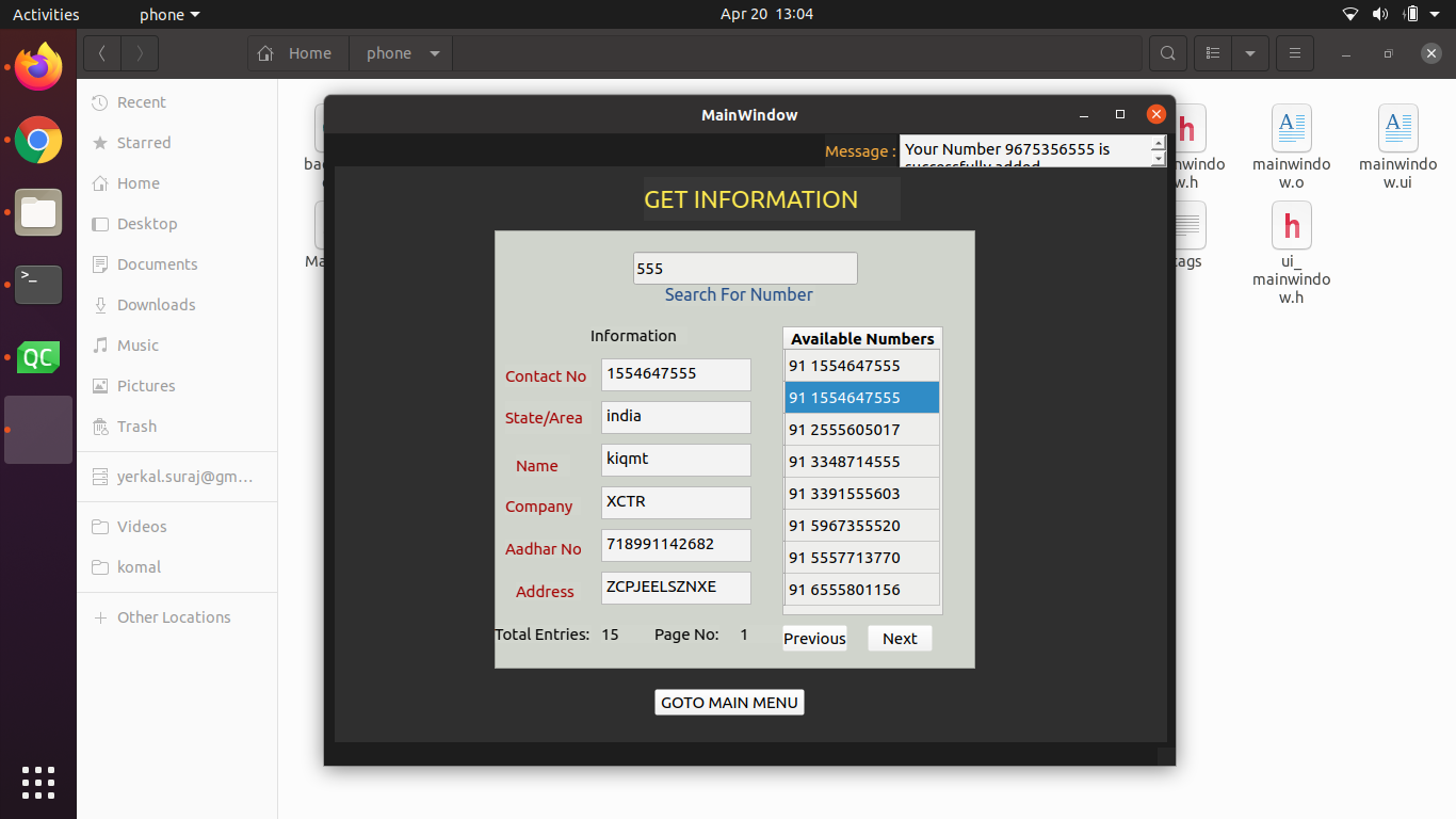 GitHub - suraj2439/Central-Phone-Book-Management-MiniProject: Phone ...