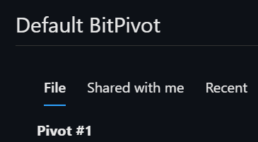 Update the title of the `Default BitPivot` section of the `Pivot` demo page · Issue #5655 ...