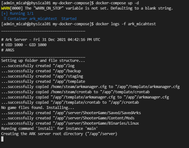 Local Docker Build is Failing · Issue #28 · Hermsi1337/docker-ark-server · GitHub