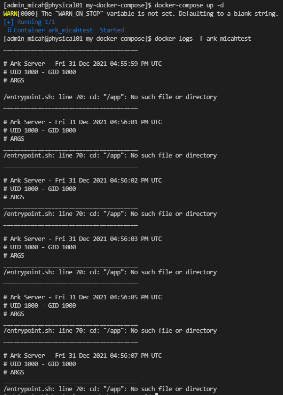 Local Docker Build is Failing · Issue #28 · Hermsi1337/docker-ark-server · GitHub