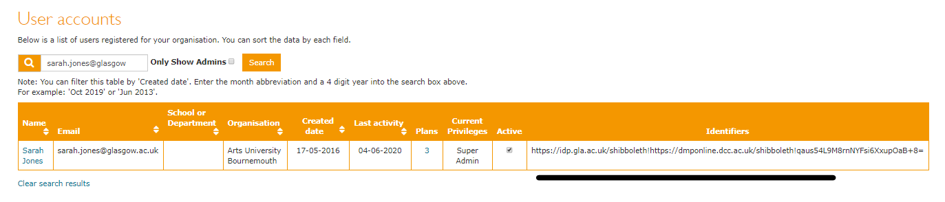 Add Orcid/Shibboleth display to admin display of user-accounts · Issue #2353 · DMPRoadmap ...