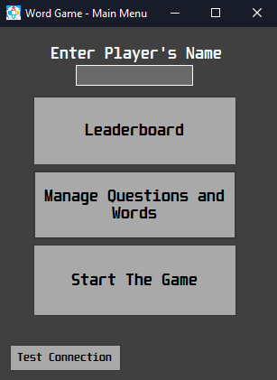 GitHub - emiribrahimoglu/WordGame: A project I made for a lesson.