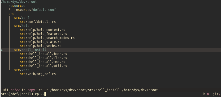 Regex escape sequences require one extra backslash · Issue #592 · Canop/broot · GitHub