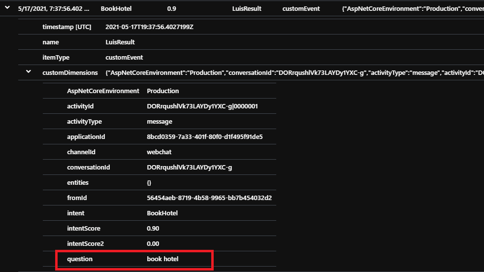 Intent analytics is still broken: Utterance not reported, detected intent is reported wrong ...