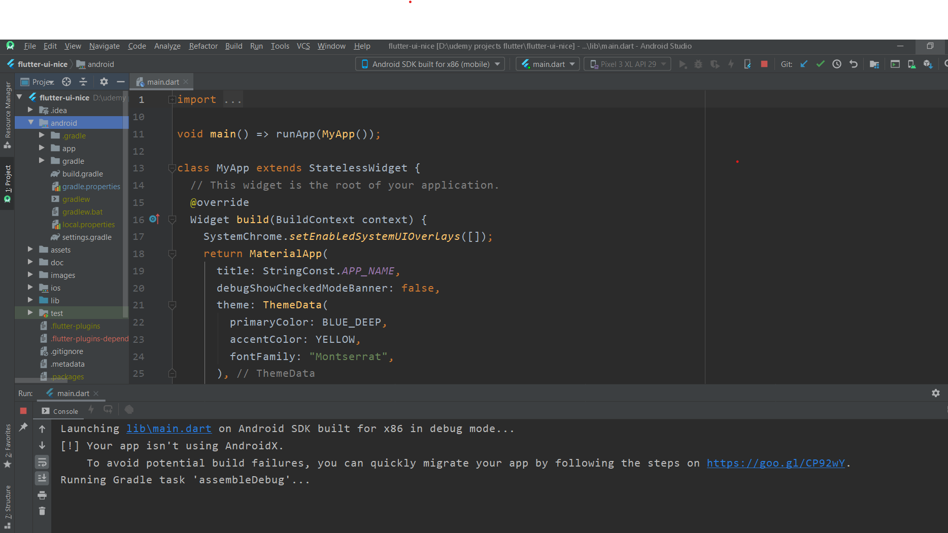 AndriodX migrating issue is not getting resolved · Issue #54532 · flutter/flutter · GitHub