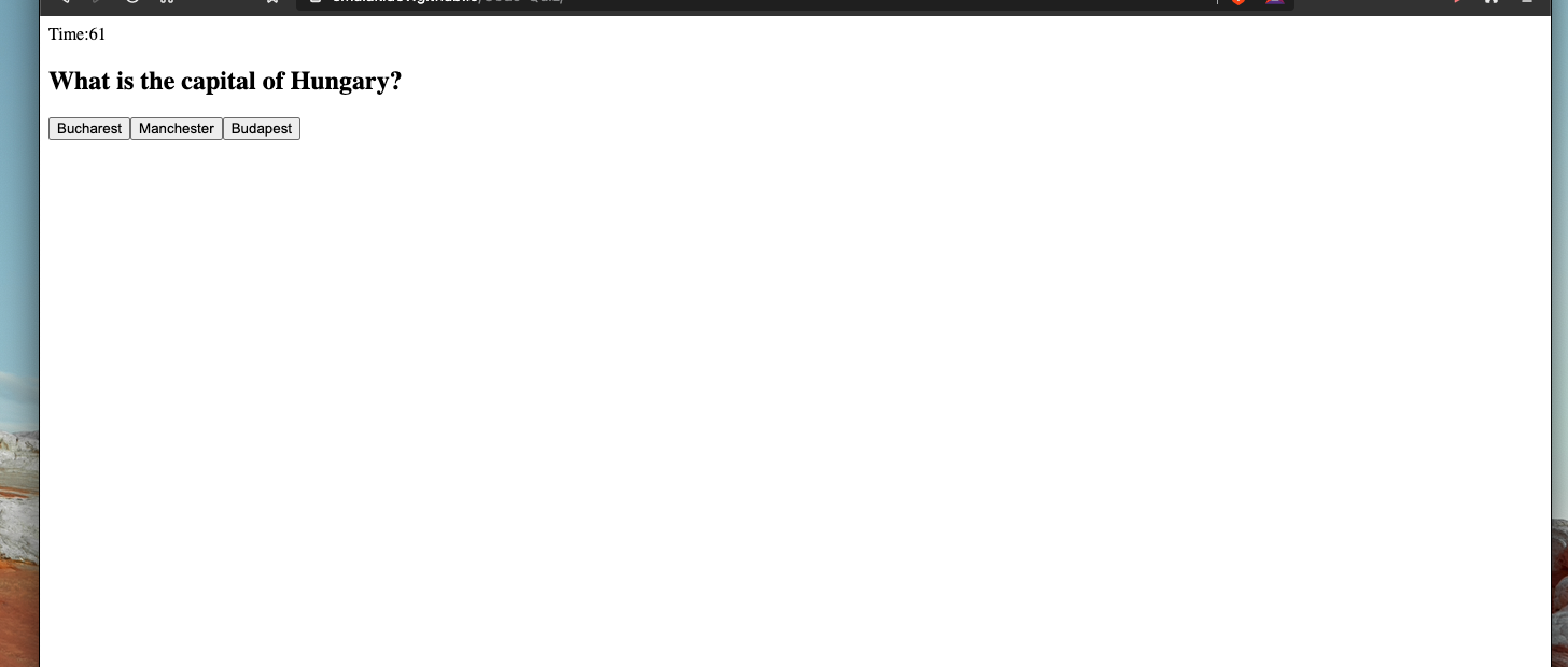 GitHub - smalakidev/Code-Quiz: homework4