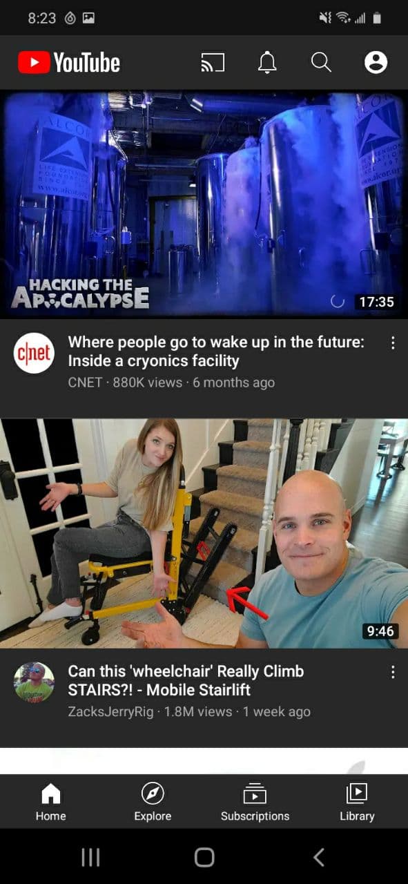 YouTube Apllication Stuck in theHomepage loading screen after logging ...