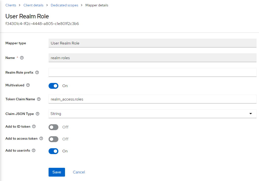 Keycloak - Missing data in the userinfo response · Issue #16403 · keycloak/keycloak · GitHub