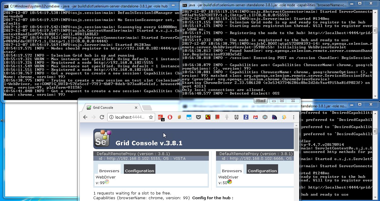 Version check in nodes no longer works · Issue #5184 · SeleniumHQ/selenium · GitHub