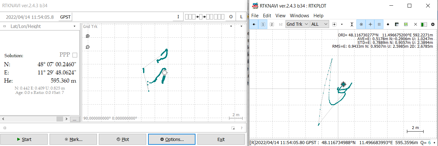 GroundTrack (Gnd Trk) paints differently in rtknavi vs rtkplot (2.4 ...