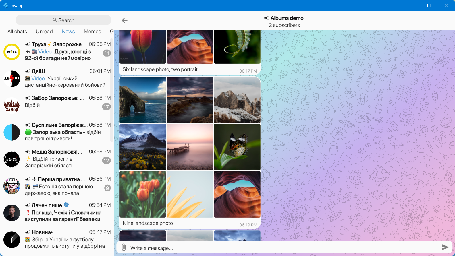 GitHub - cuteUtya/Telegram-Dart-Desktop