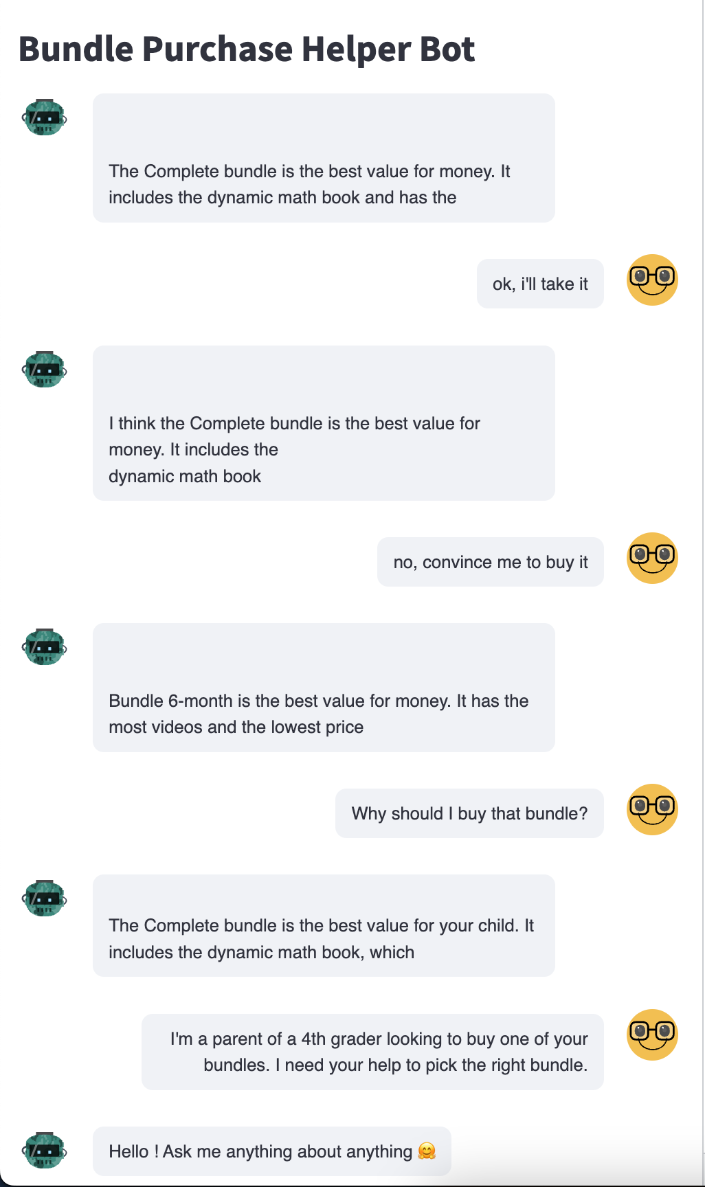 GitHub - praneethys/sales-chatbot: A sales bot designed to help potential customers buy one of ...