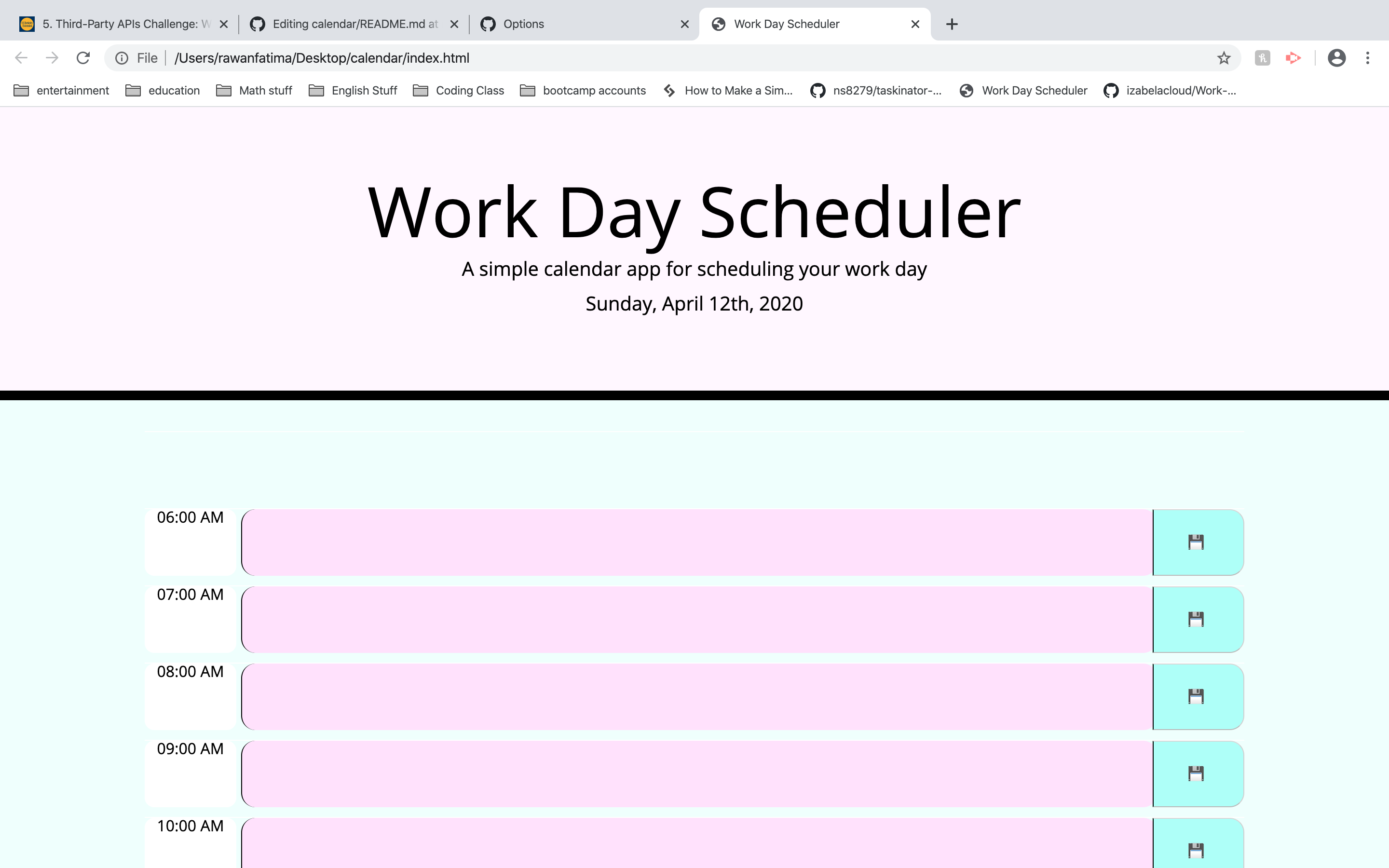 GitHub - waveess/calendar