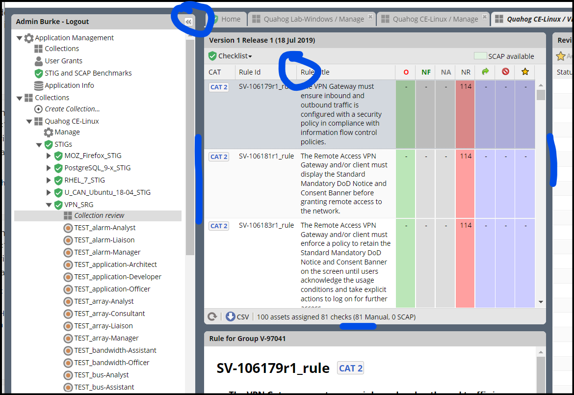 FEATURE REQUEST: Expandable Collection Review Fields · Issue #636 · NUWCDIVNPT/stig-manager · GitHub