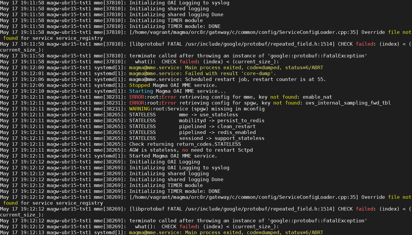 AGW MME is crashing when when enabling DHCP Server on 1.5 Orc8r · Issue ...