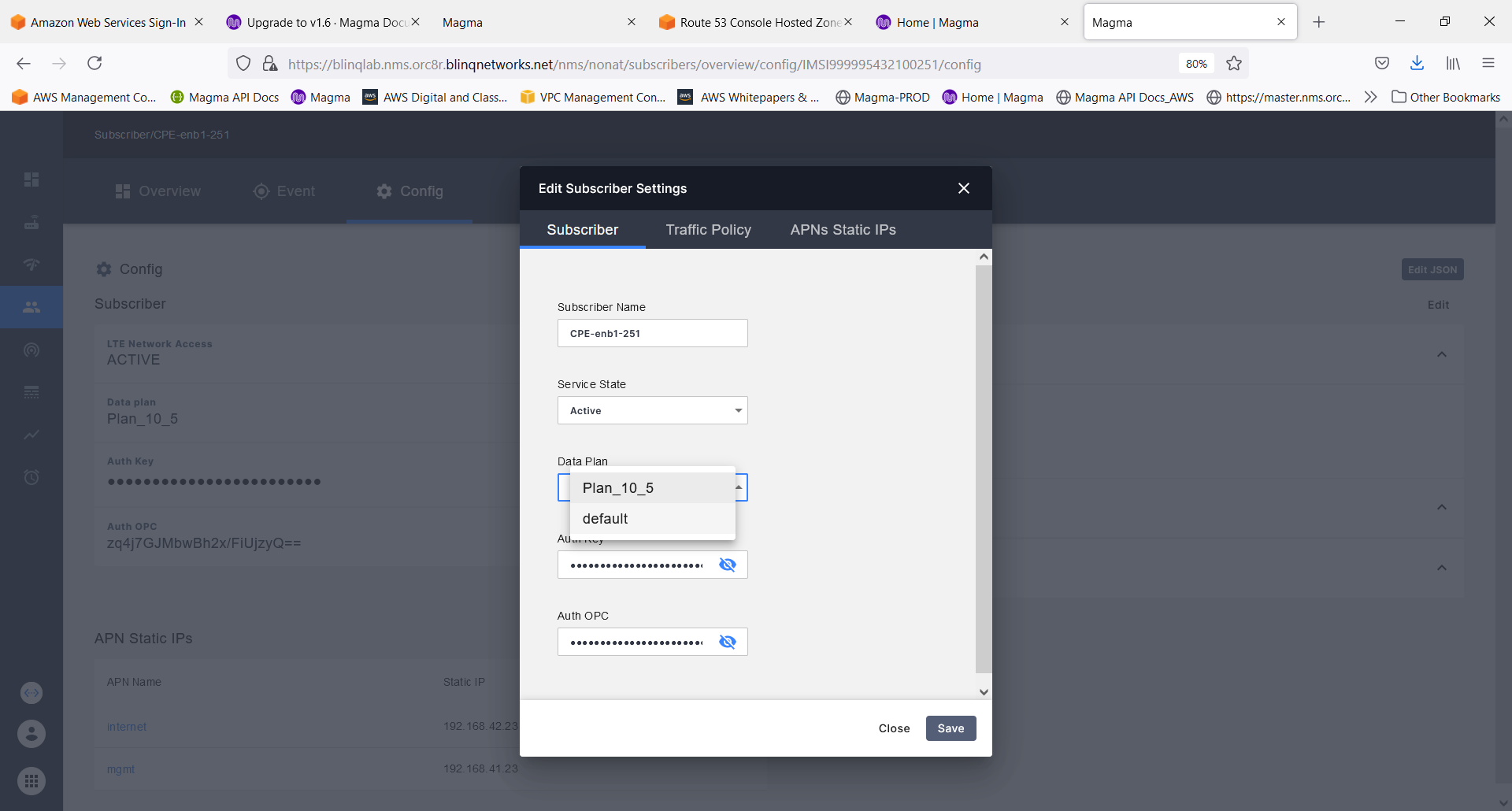 Subscriber provisioning add feature for data plans GUI rather than using JSON manually to ...