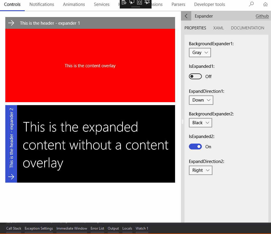 Visibility Property on ExpanderArrow · Issue #1851 · CommunityToolkit/WindowsCommunityToolkit ...