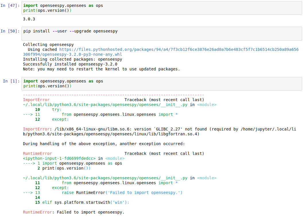 RuntimeError: Failed to import openseespy (3.2.0) · Issue #182 · zhuminjie/OpenSeesPyDoc · GitHub