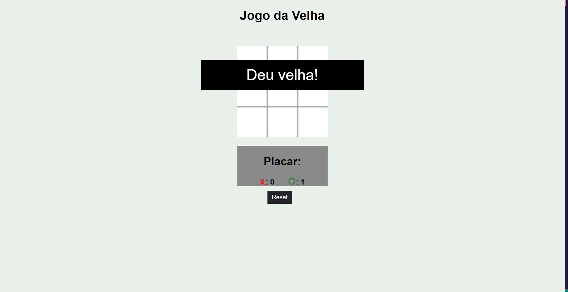GitHub - stendalcassio/jogo-da-velha