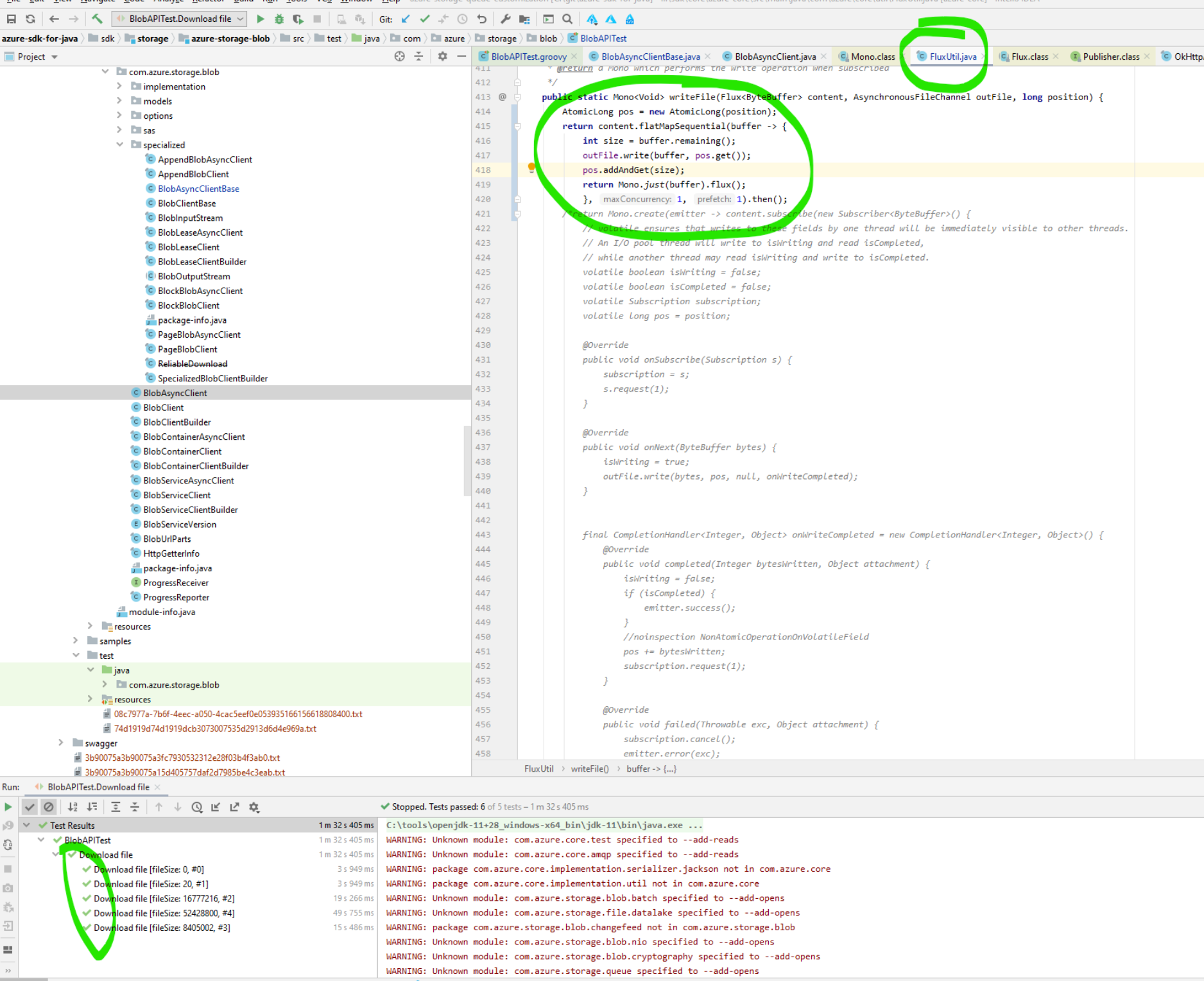 [BUG] Storage APIs that write to file with okhttp client may corrupt ...