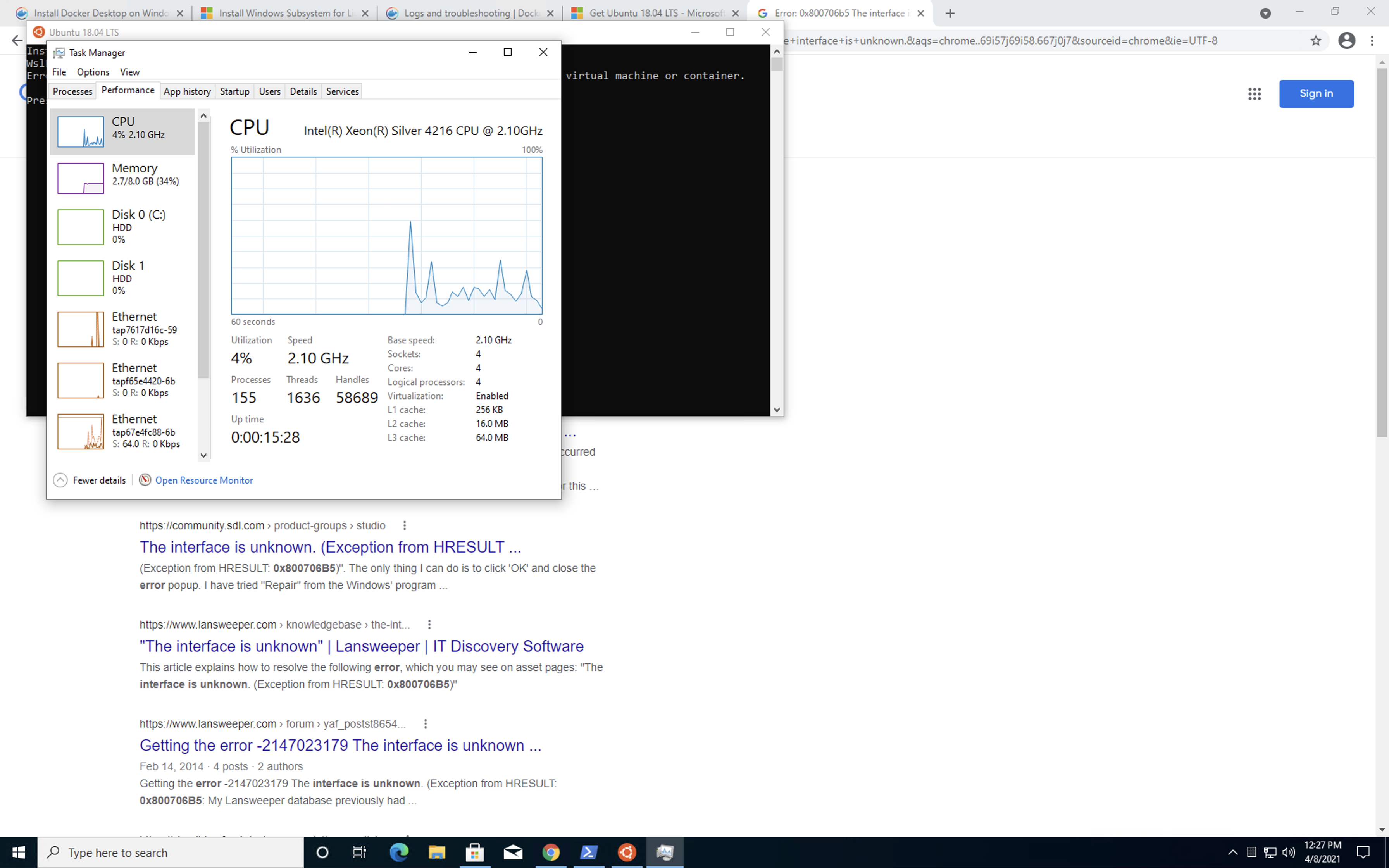 Not Able To Start Ubuntu 1804 On Windows 10 · Issue 6774 · Microsoftwsl · Github 