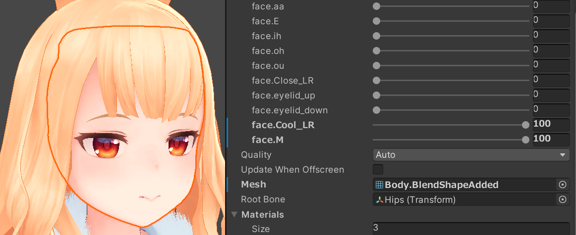 GitHub - chigirits/BlendShapeCombiner: 複数のブレンドシェイプを合成した新しいシェイプキーを追加し、新しいメッシュとして保存するUnityエディタ拡張です ...
