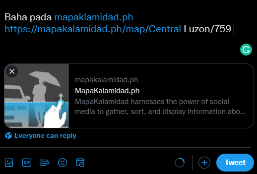 Share Report Function · Issue #1 · petabencana/mapakalamidad-docs · GitHub