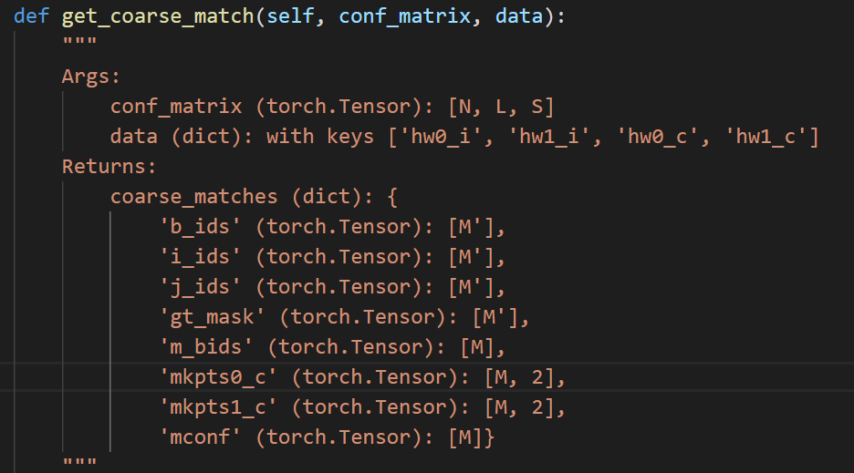 a question of coarse-matching module · Issue #80 · zju3dv/LoFTR · GitHub