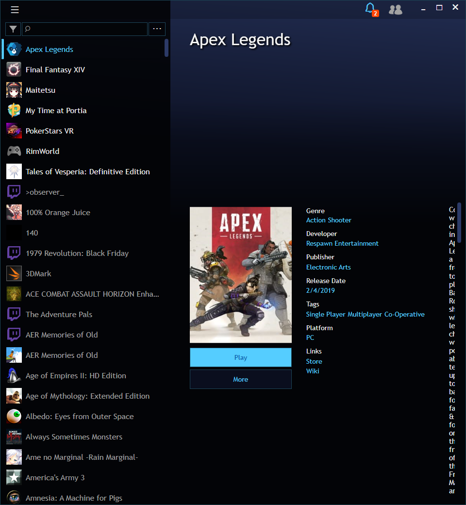 Better horizontal resizing for game descriptions · Issue #990 ...