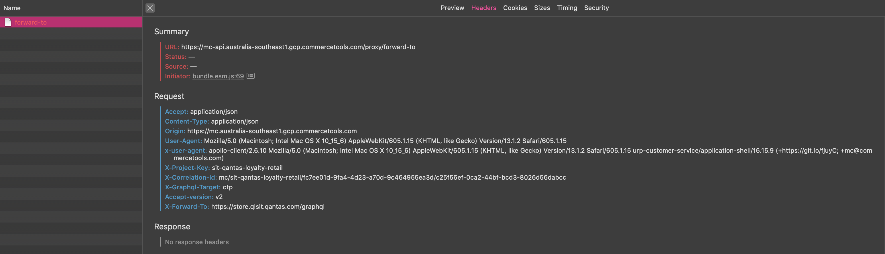 Forward-to request get CORS error · Issue #1724 · commercetools/merchant-center-application-kit ...