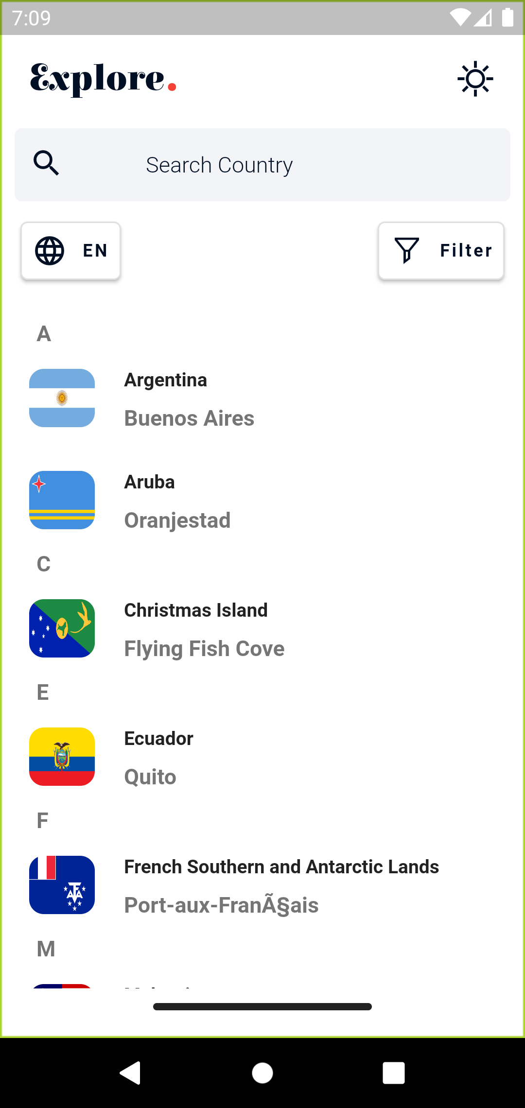 GitHub - oyeniyiridwan/countries_app: countries app