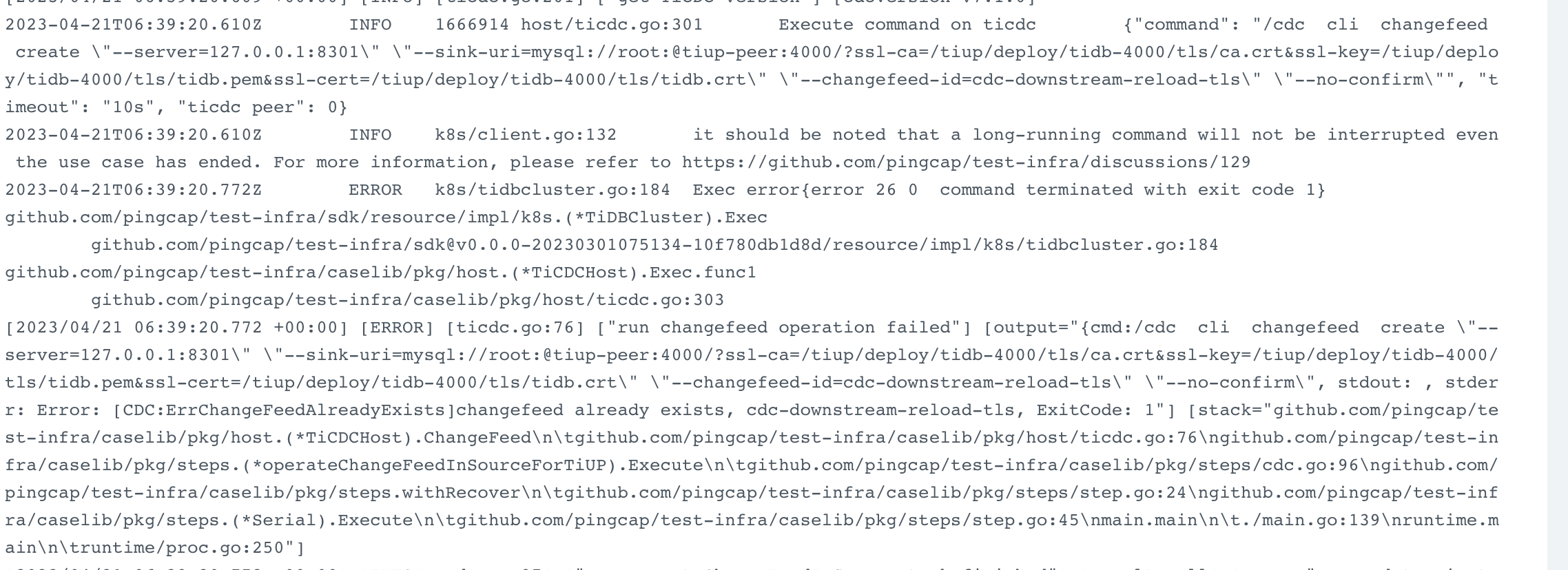 cdc get api does not work as expected · Issue #8829 · pingcap/tiflow · GitHub