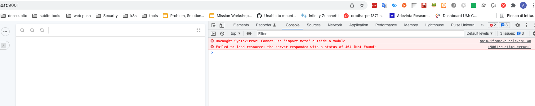 "Cannot use 'import.meta'" when importing an external package which ...