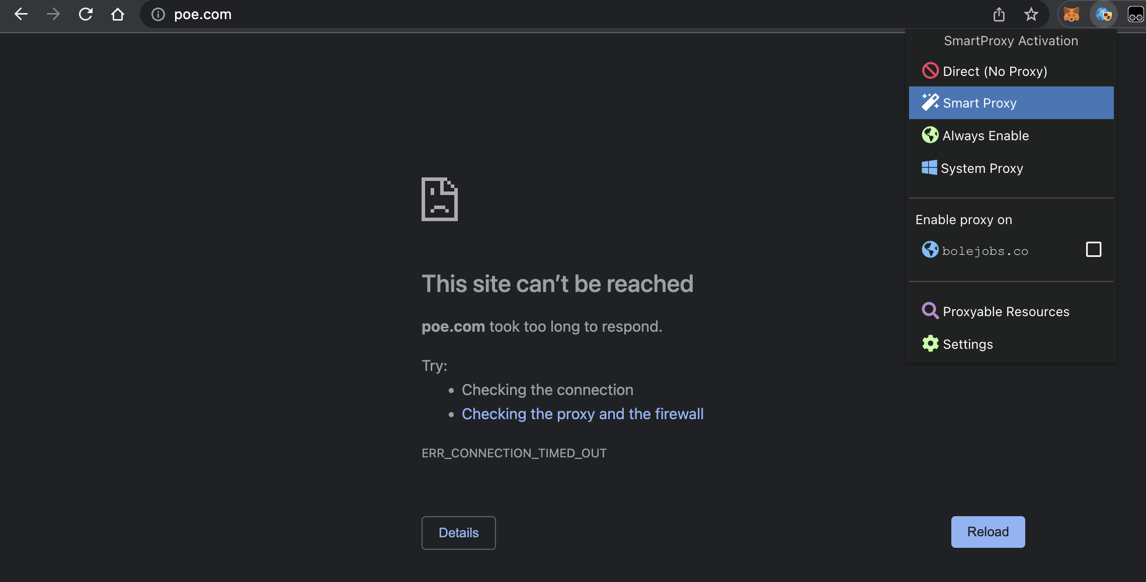 [Popup] 'Enable proxy on' displays wrong domains · Issue #280 · salarcode/SmartProxy · GitHub
