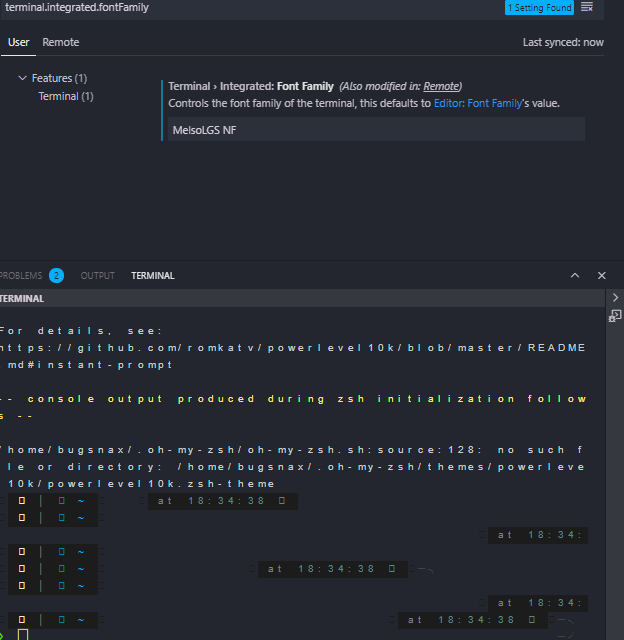 Fonts · Issue #1075 · romkatv/powerlevel10k · GitHub