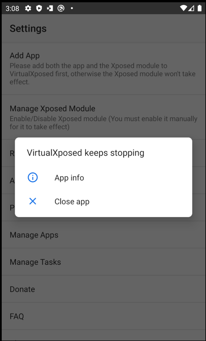 Android 10 Simulator can't open "Manage Xposed modules" · Issue #935 · android-hacker ...