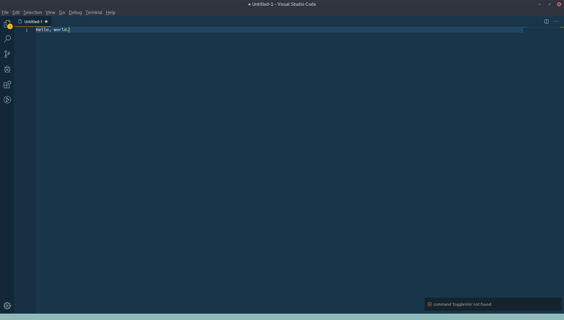 Extension Version 1 11 1 Not Working For Me · Issue 4174 · Vscodevim Vim · Github