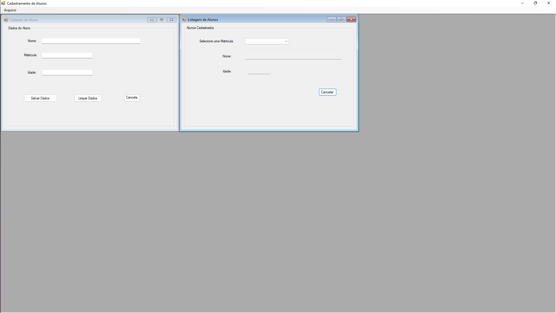 GitHub - renatorochaal/Cadastro_de_Alunos: Sistema de cadastramento de ...