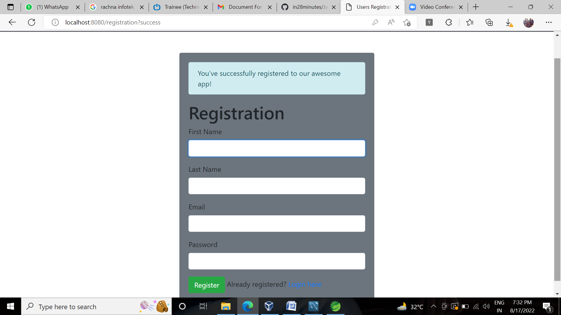 GitHub - chiri-mukesh/users-registration-erp: Spring boot project for user registration using ...