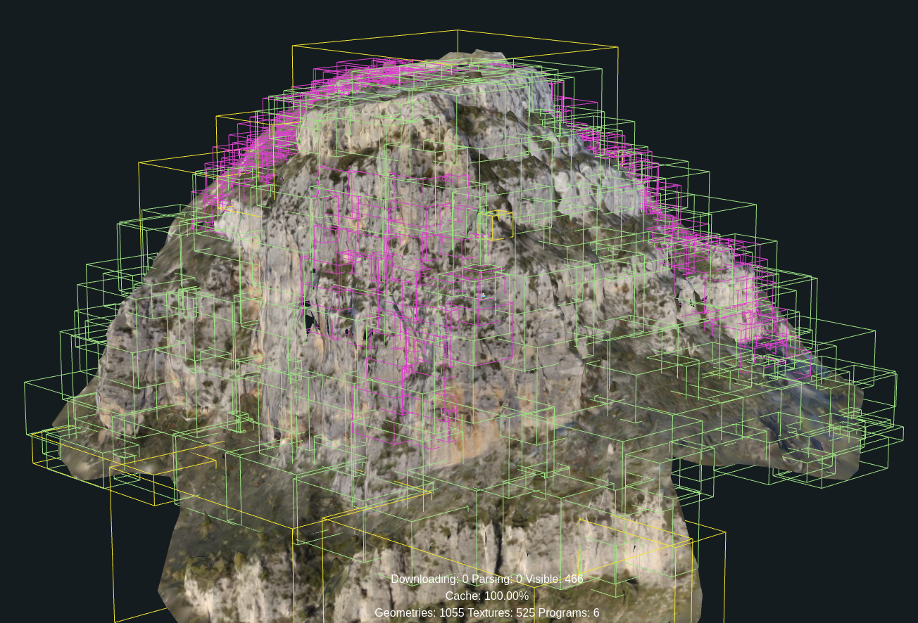 Child tiles render far from camera · Issue #319 · NASA-AMMOS/3DTilesRendererJS · GitHub